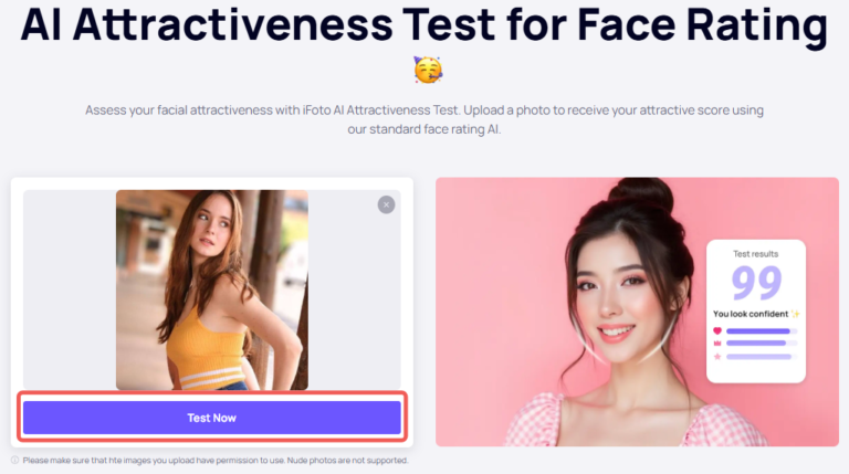 How Attractive Am I? Find Your Beauty with the iFoto AI Attractiveness ...