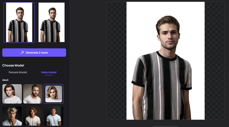 AI Mans Model - Brand New Experience to New Age Modelling - iFoto's Blog