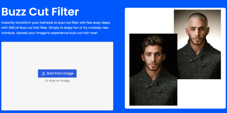 How Would I Look with a Free Buzz Cut Filter? - iFoto's Blog